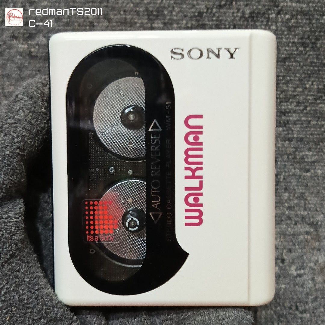 Sony WM-51 Walkman Cassette Player Rare Elegant White New Old Stock ...