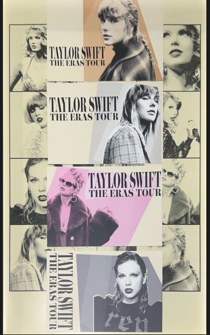 TAYLOR SWIFT ERAS TOUR VIP BOX POSTCARDS, Hobbies & Toys, Collectibles ...