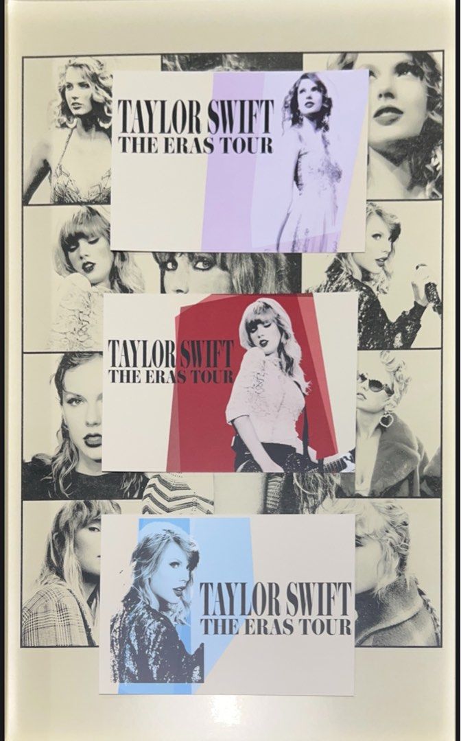 TAYLOR SWIFT ERAS TOUR VIP BOX POSTCARDS, Hobbies & Toys, Collectibles ...
