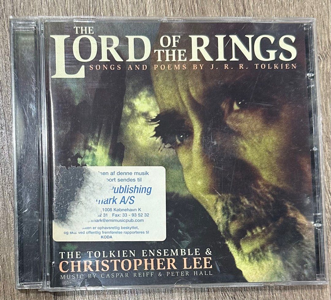 The Lord Of The Rings Songs And Poems By J.R.R. Tolkien, Hobbies & Toys ...