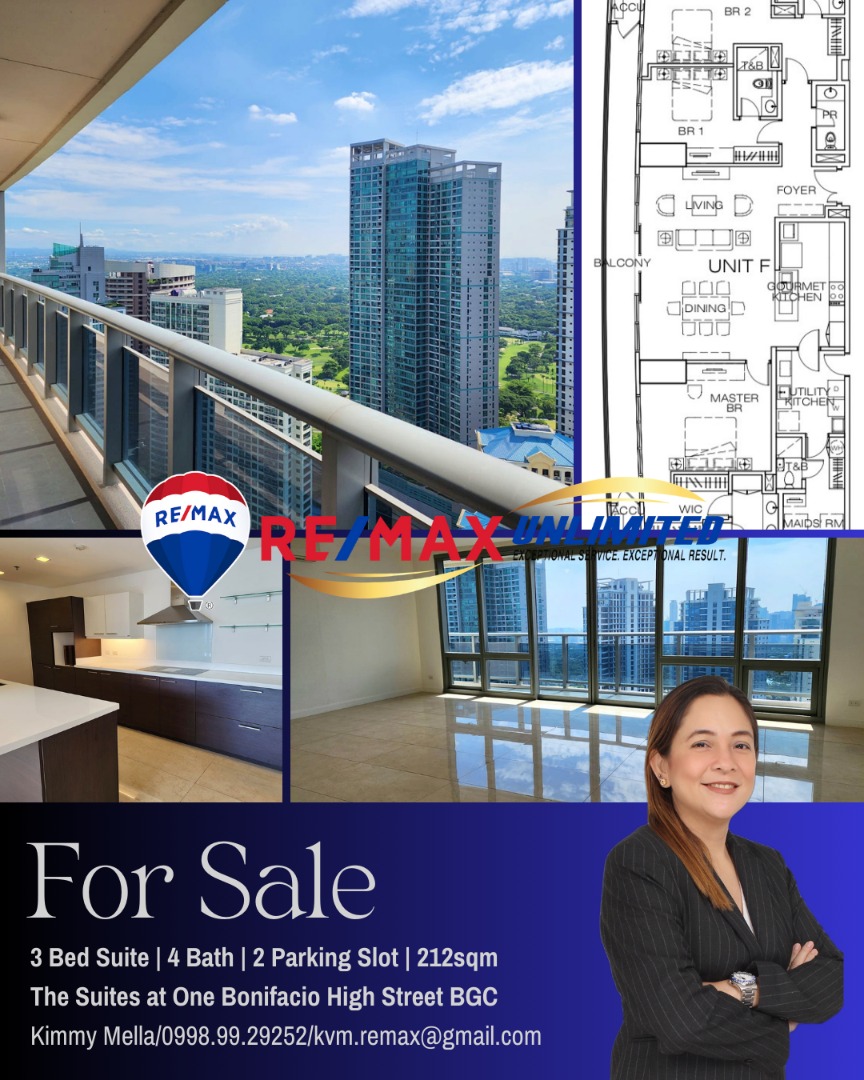 The Suites at One Bonifacio High Street BGC 3bedroom Suite, Property ...