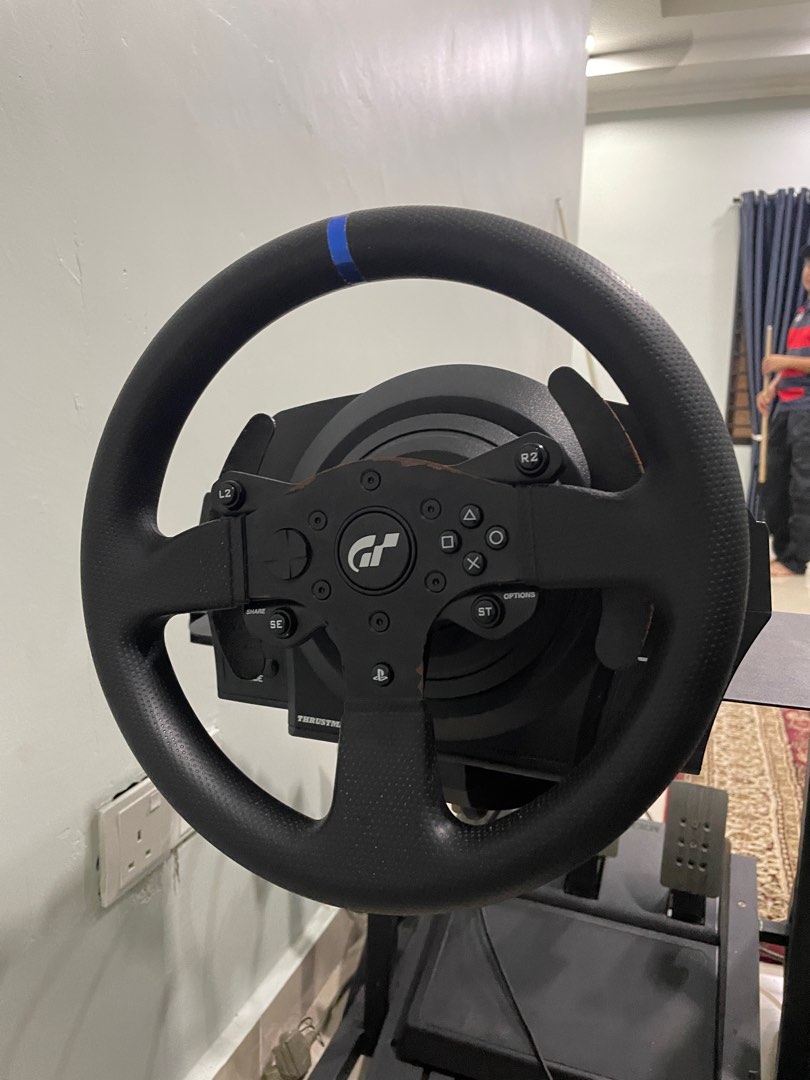 Thrustmaster T300RS GT with rig, Video Gaming, Gaming Accessories ...