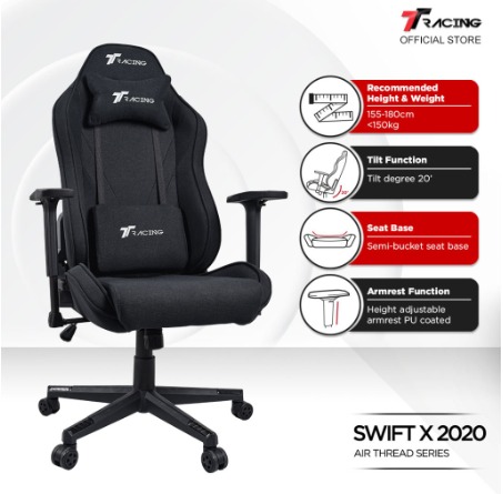 TTRacing Swift X Swift X Pro Gaming Chair Ergonomic Office Chair Kerusi ...