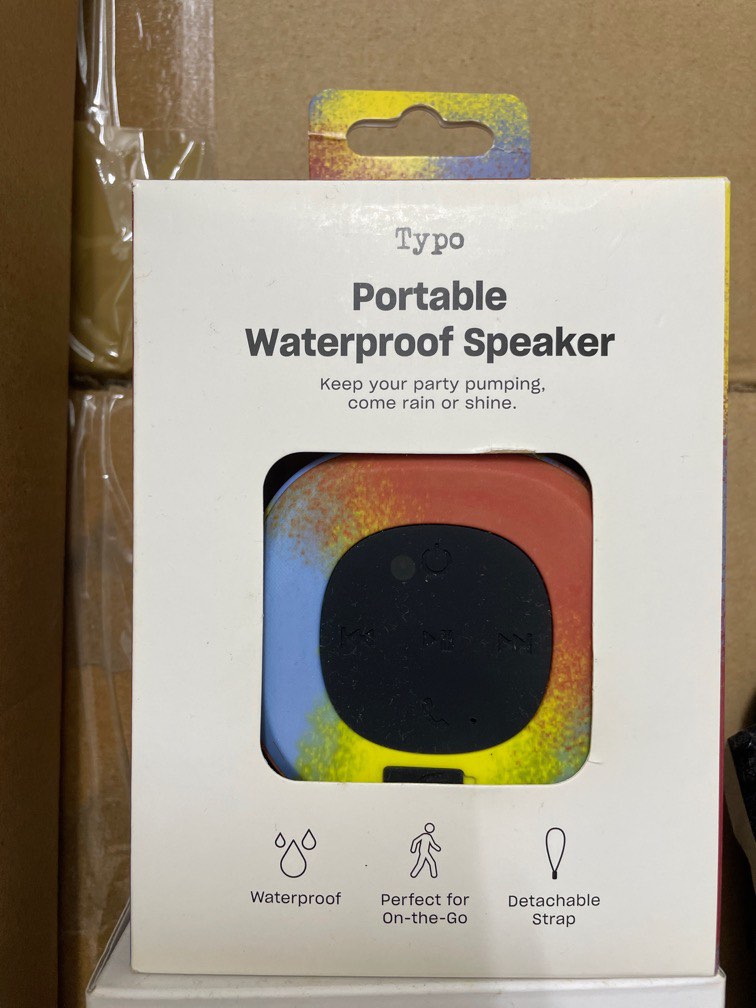 Typo portable waterproof speaker, Audio, Portable Audio Accessories on ...