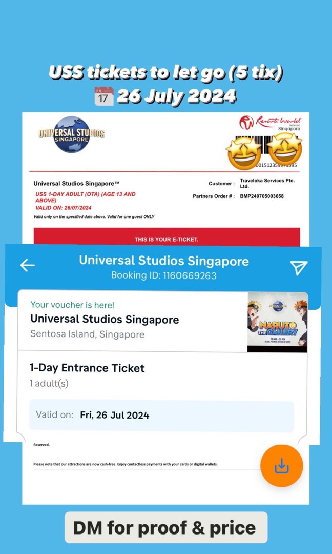 Universal Studio Singapore (USS) Ticket, Tiket & Voucher, Objek Wisata ...
