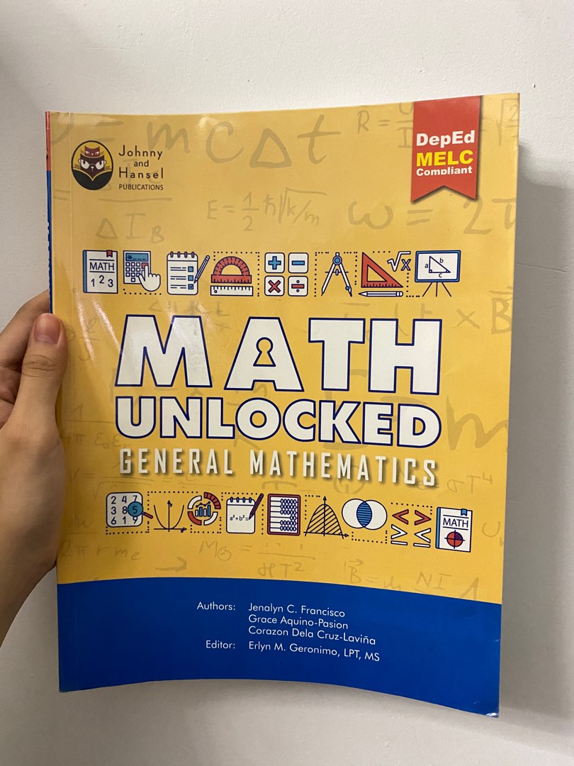 UST SHS BOOK (GENERAL MATHEMATICS) with plastic cover, Hobbies & Toys ...