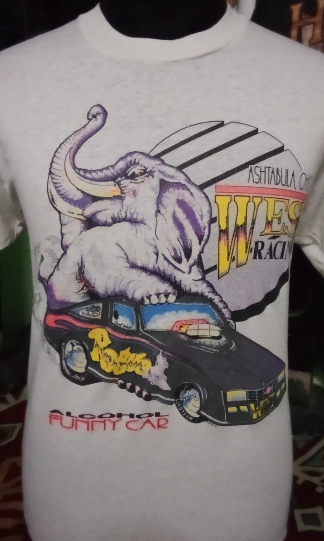 Vintage west racing, Men's Fashion, Tops & Sets, Formal Shirts on Carousell