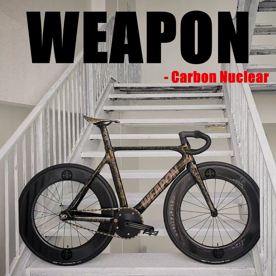 WEAPON Carbon fiber Fixie / Track Frameset - Nuclear 2025 - Frameset ...