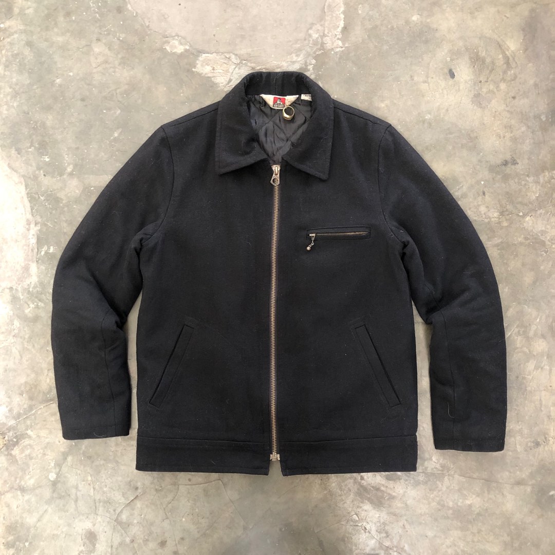 Wool Work Jacket Bendavis, Fesyen Pria, Pakaian , Baju Luaran di Carousell