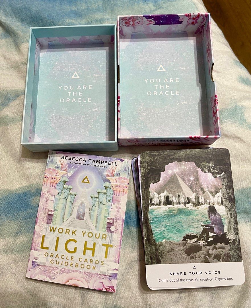 Work Your Light Oracle Deck, Hobbies & Toys, Toys & Games on Carousell