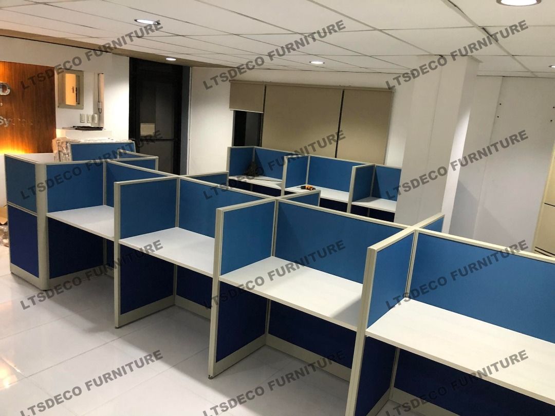 WORKSTATION MODULAR TABLES OFFICE PARTITIONS, Furniture & Home Living ...