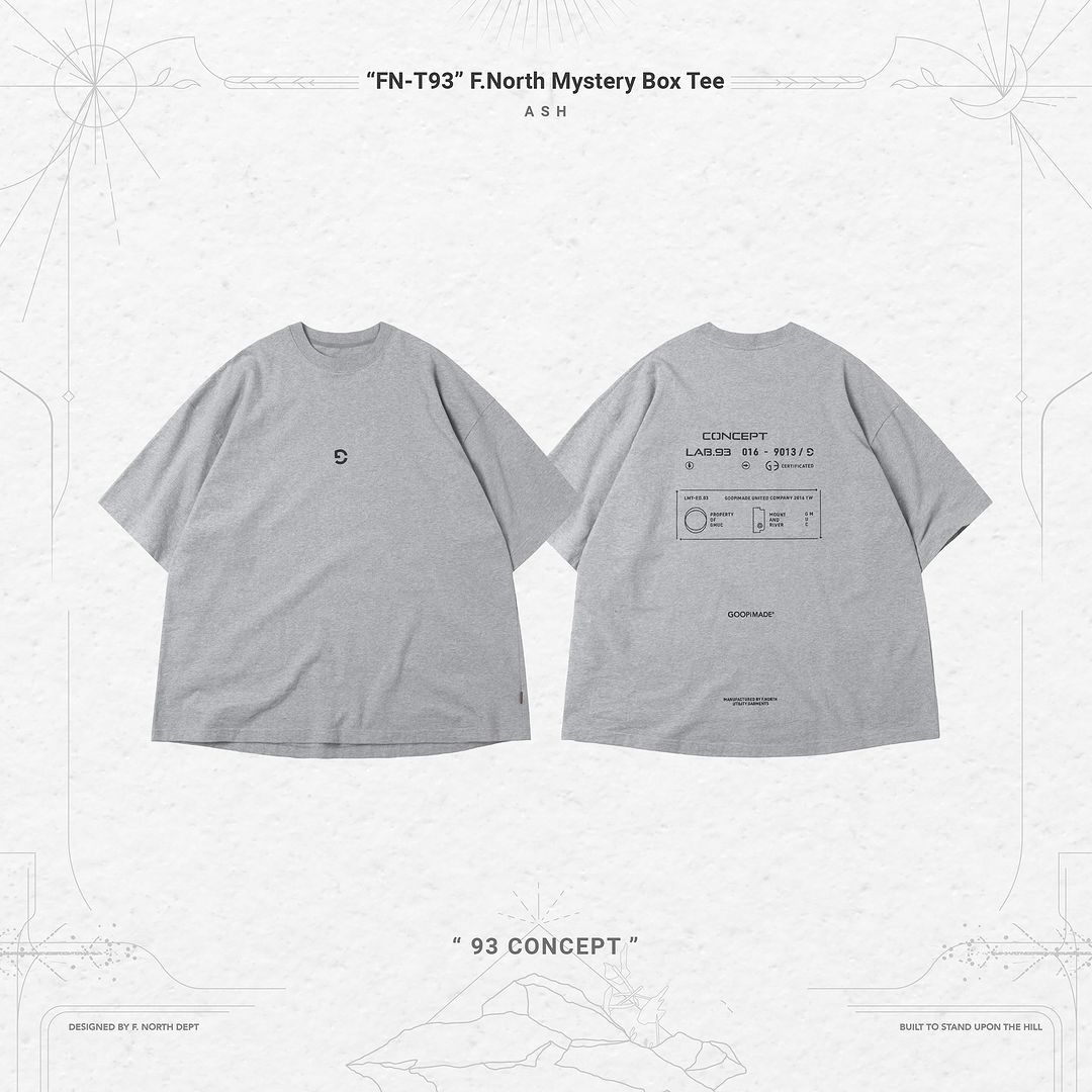 ⭕原價【1號】GOOPi 2024一番賞 FN-T93 F.North Mystery Box 短袖 短T goopimade 孤僻, 他的 ...