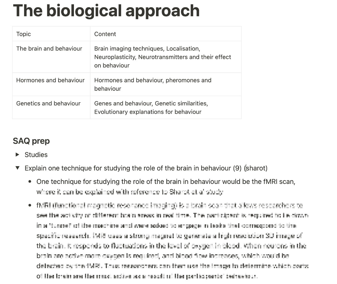 2024 Level 7 student IBDP Psychology SL notes, 興趣及遊戲, 書本 & 文具, 教科書 ...