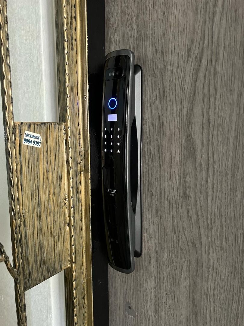 [5 Years Local Warranty] Zeus E-850 Facial Recognition Door Lock ...