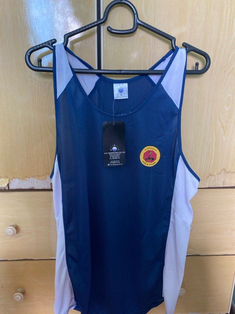 6 Div NS Army Vest PT Singlet (Brand New), Men's Fashion, Tops & Sets ...