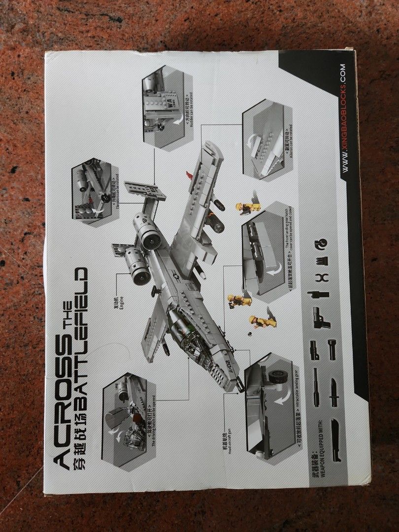 A10 Attack aircraft, Hobbies & Toys, Toys & Games on Carousell
