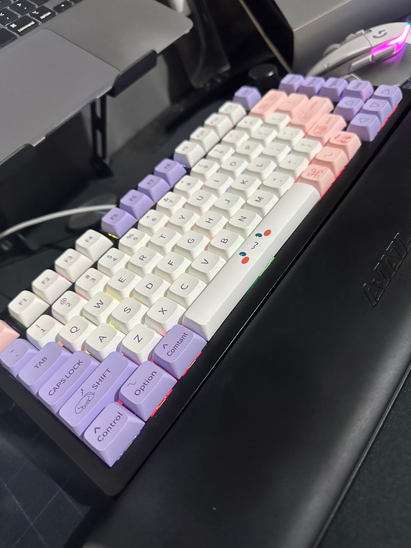 Akko PC75 Mechanical Keyboard w/ Akko Cream Yellow Switches RUSH SALE ...