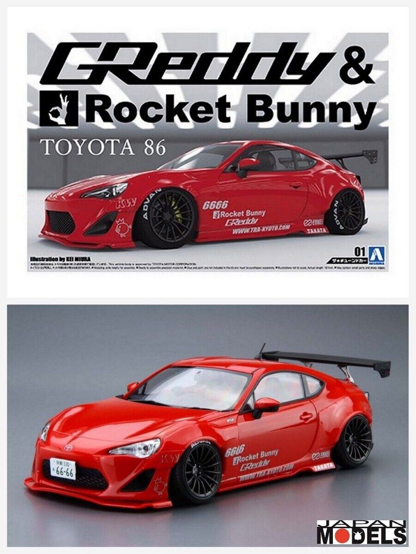 Aoshima 1/24 Rocket Bunny Gt86, Hobbies & Toys, Toys & Games on Carousell