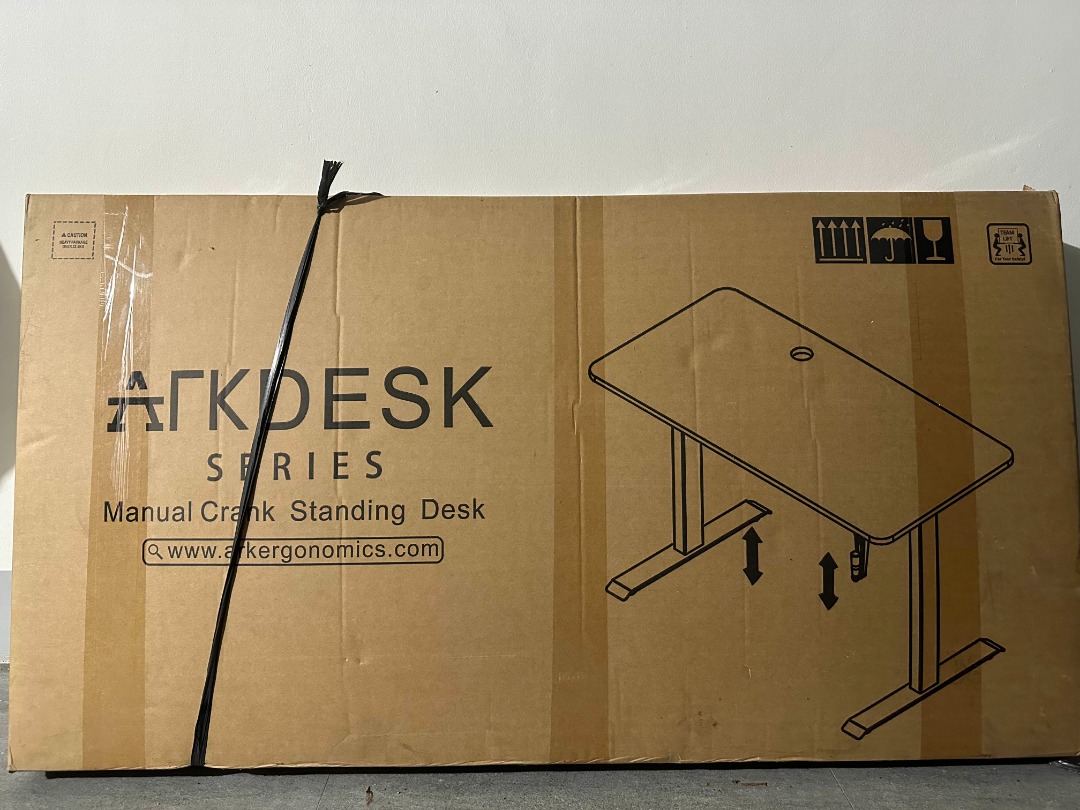 Ark Desk Series - Manual Crank Standing Desk, Furniture & Home Living ...