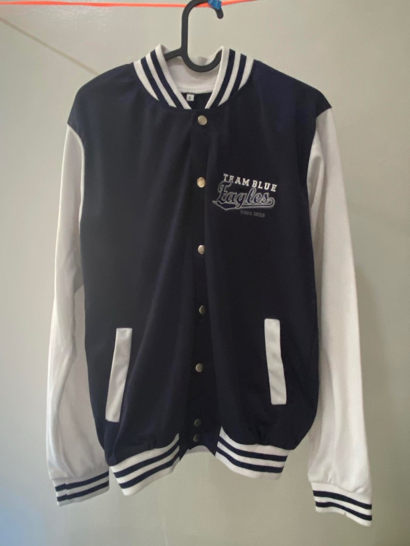 Ateneo Varsity Jacket, Women's Fashion, Coats, Jackets and Outerwear on ...