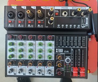 Tapco MIX60 Ultra-Compact 6-Channel Audio Mixer, Audio, Soundbars ...