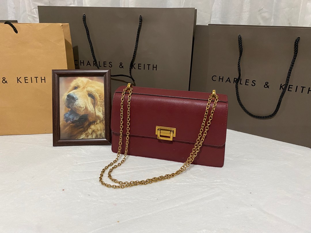 Authentic Charles & Keith, Women's Fashion, Bags & Wallets, Shoulder ...