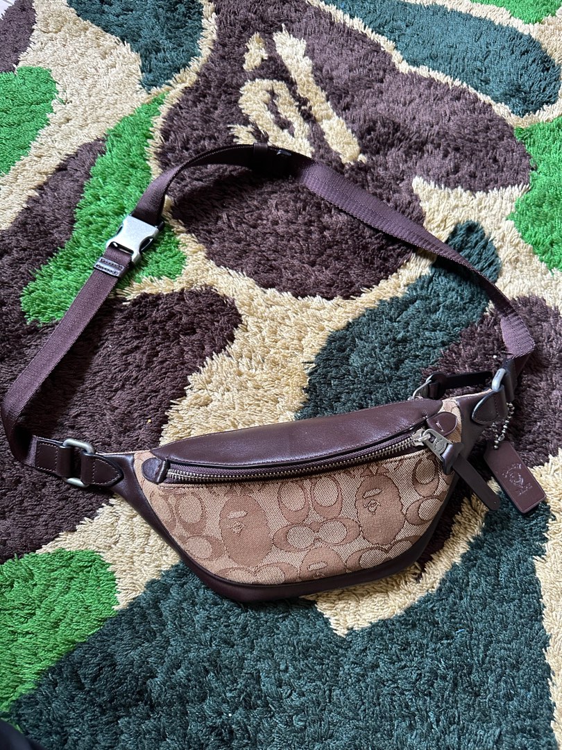 Bape x Coach Rare Model 1st, Men's Fashion, Bags, Belt bags, Clutches ...