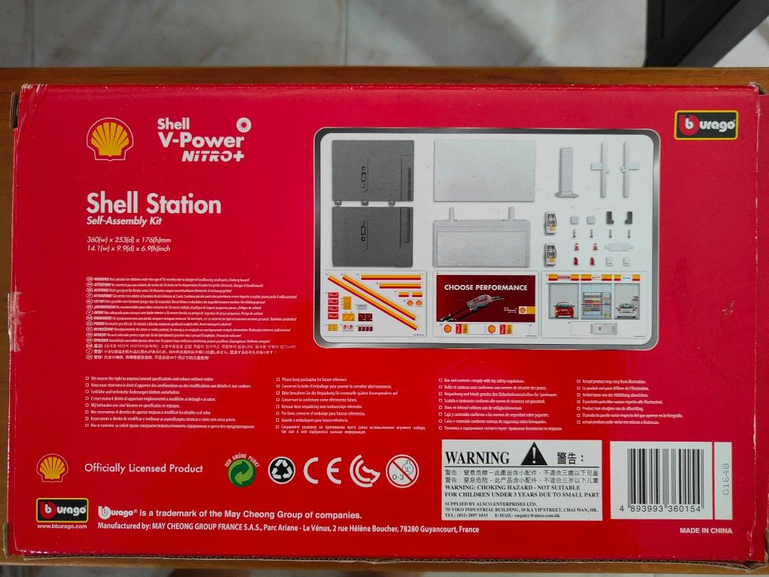 Burago Shell station kit toy model, Hobbies & Toys, Toys & Games on ...