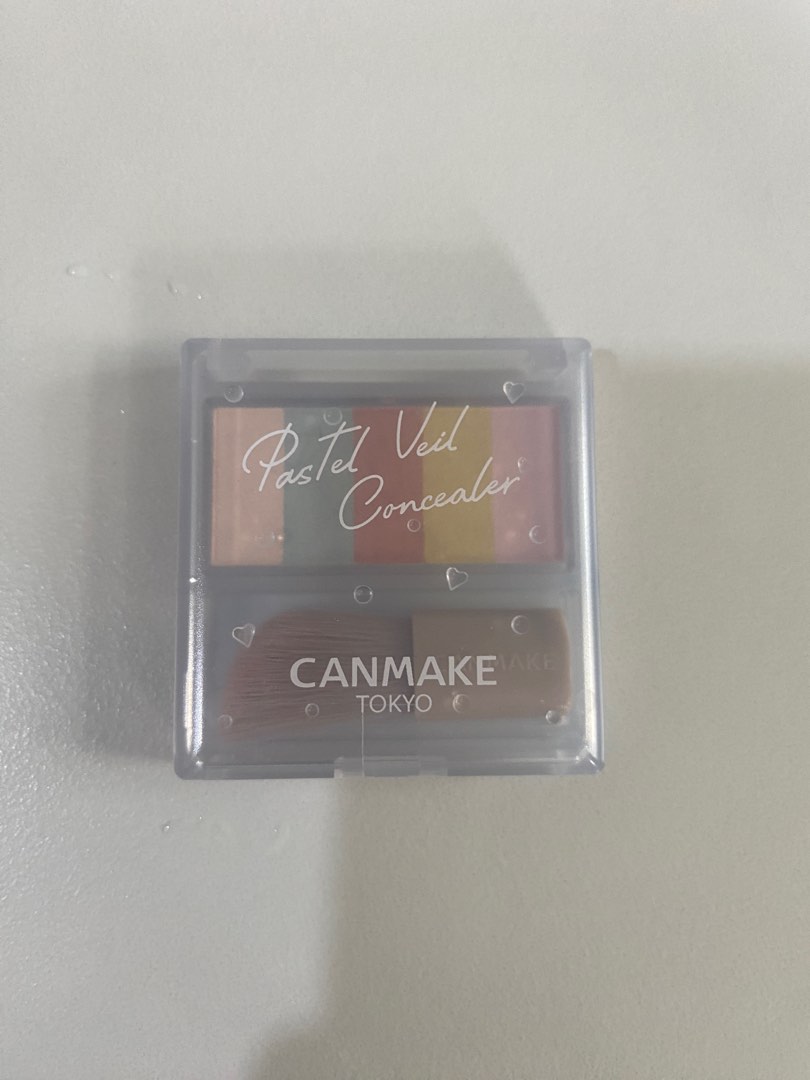 Canmake粉彩遮瑕調色盤01, 香水、美妝、保養, 臉部彩妝、保養與清潔, 化妝品在旋轉拍賣