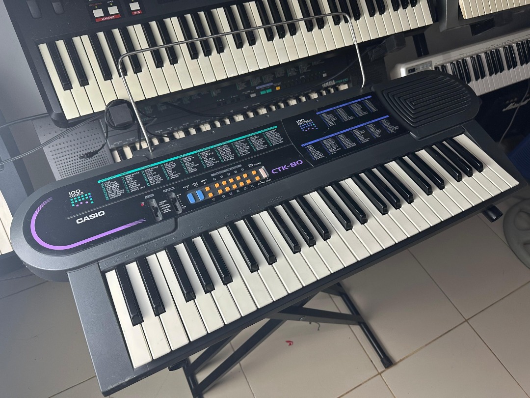 Casio CTK-80 Portable Piano Keyboard Organ 49 Keys, Hobbies & Toys ...