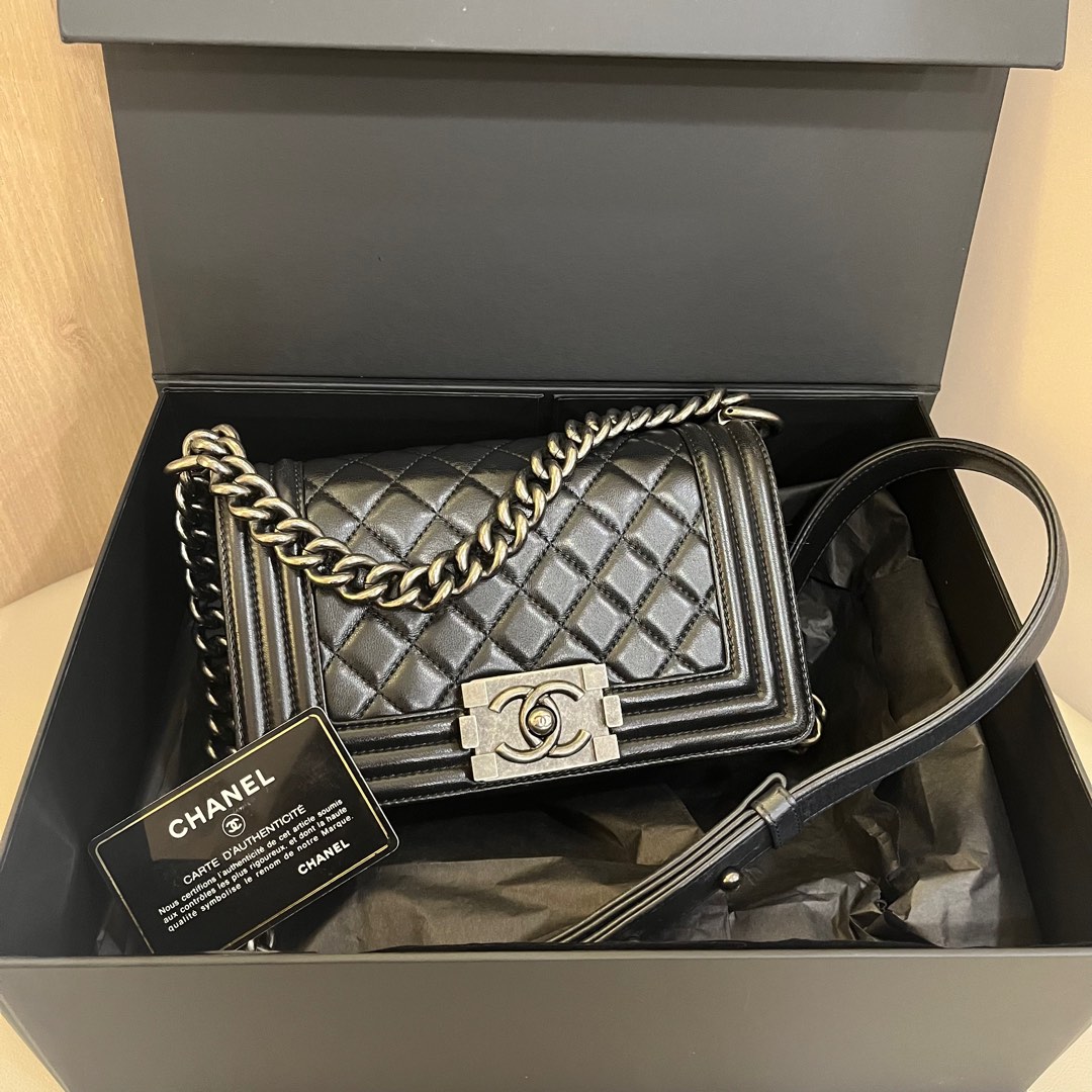 CHANEL LEBOY SAMLL, Luxury, Bags & Wallets on Carousell