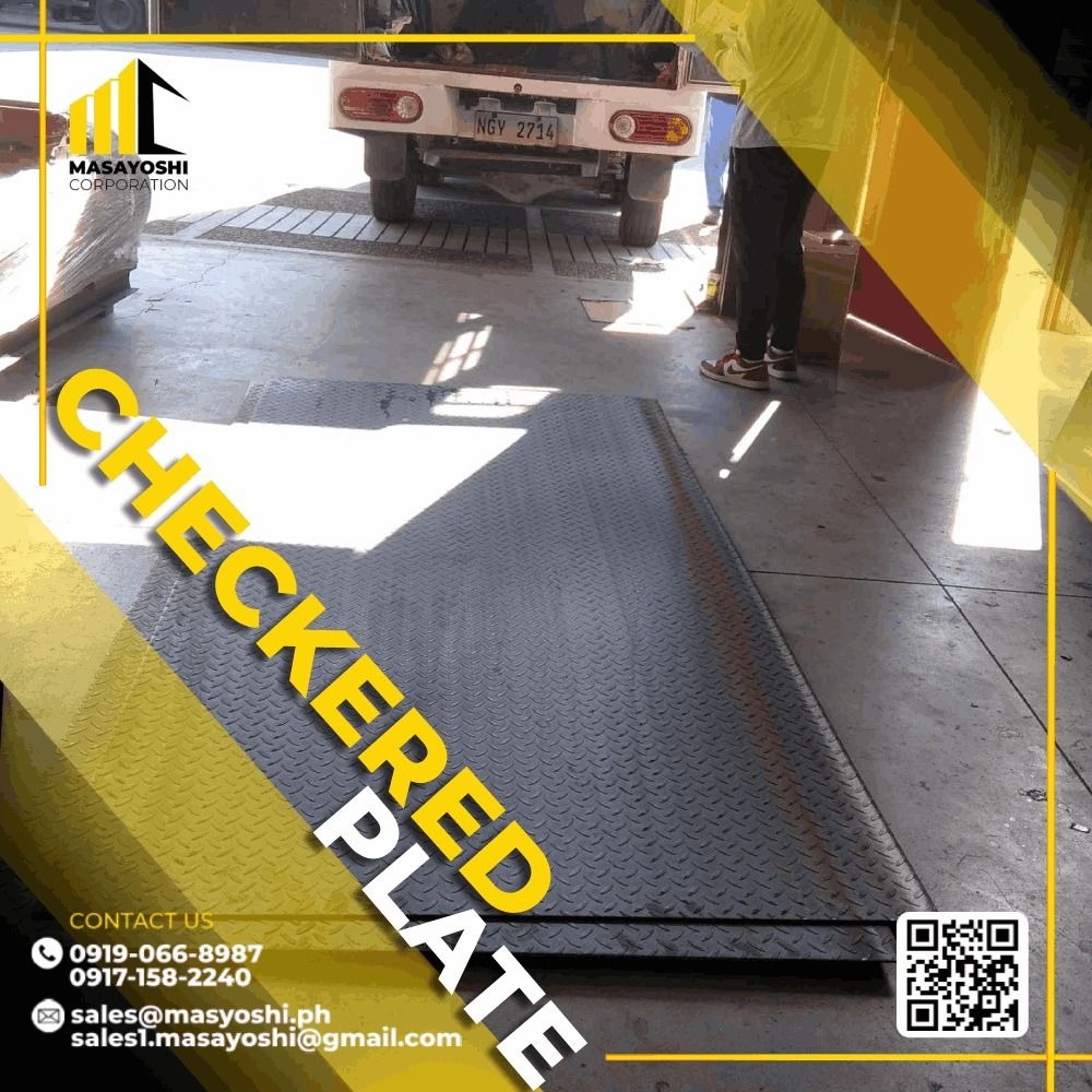 CHECKERED PLATE 6MM,MS Plate, Anchor Bolt, Channel Bar, Angle Bar ...