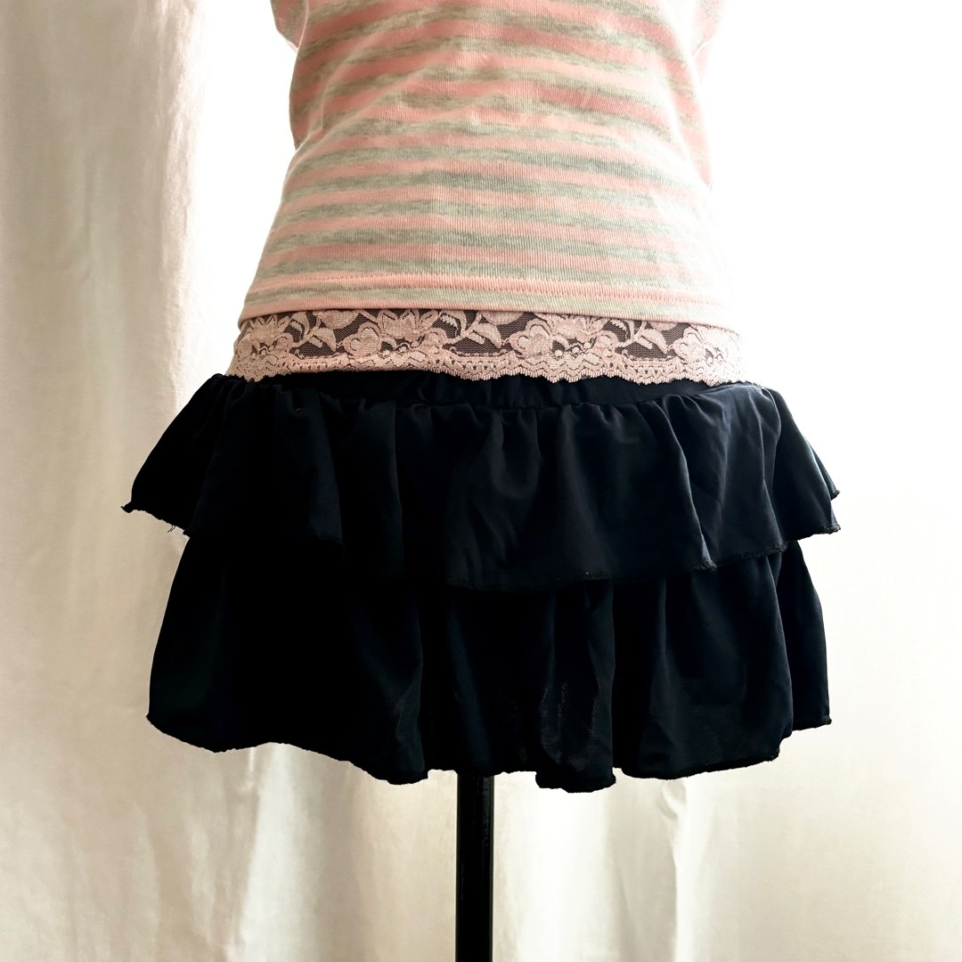 coquette liz lisa milkmaid polo baby pink dainty princess mori kei ...