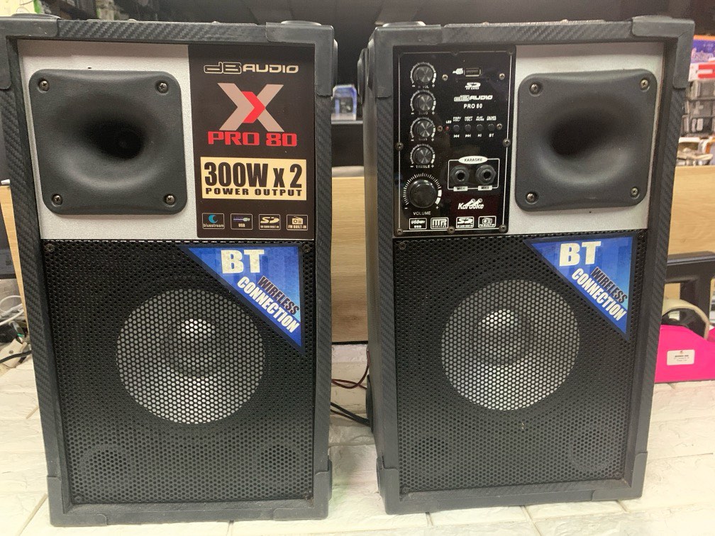 DbAudio XPro 80 Amplified Speaker 300Watts x2 Power Output, Audio ...