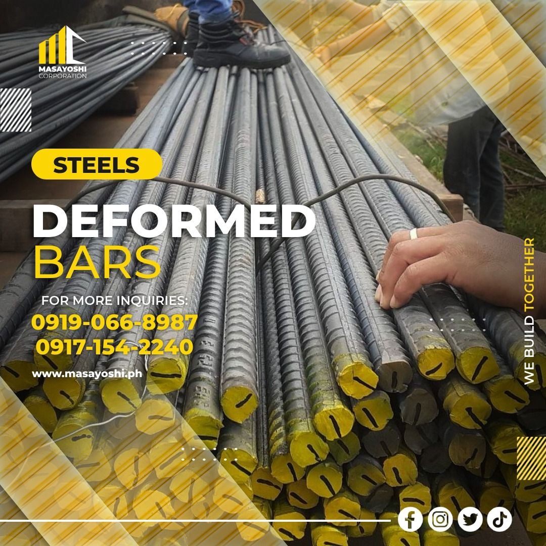 Deform Bar Grade 33 6M 10mm | Steel Bars | Corrugated Bar | Deformed ...
