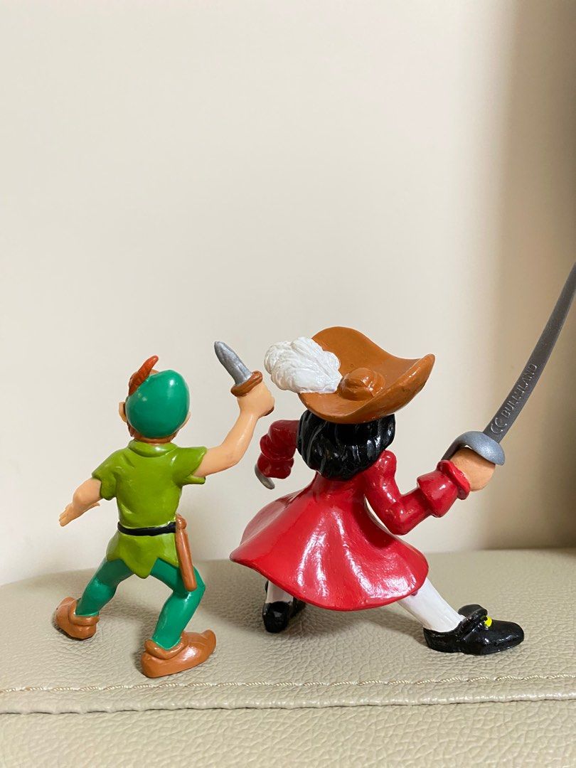 Disney Bullyland Peter Pan 小飛俠 虎克船長Captain Hook公仔Figure, 興趣及遊戲, 玩具 & 遊戲 ...