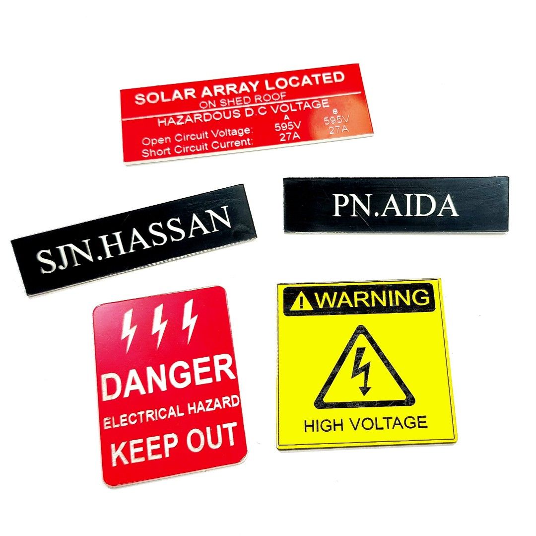 Electrical Tags, Electrical Labels, Electric Meter Tags, Electrical ...