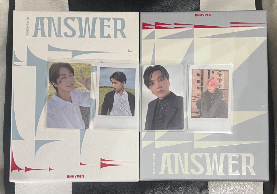 ENHYPEN Dimension: Answer Album Set with Jungwon and Jay Photocards ...