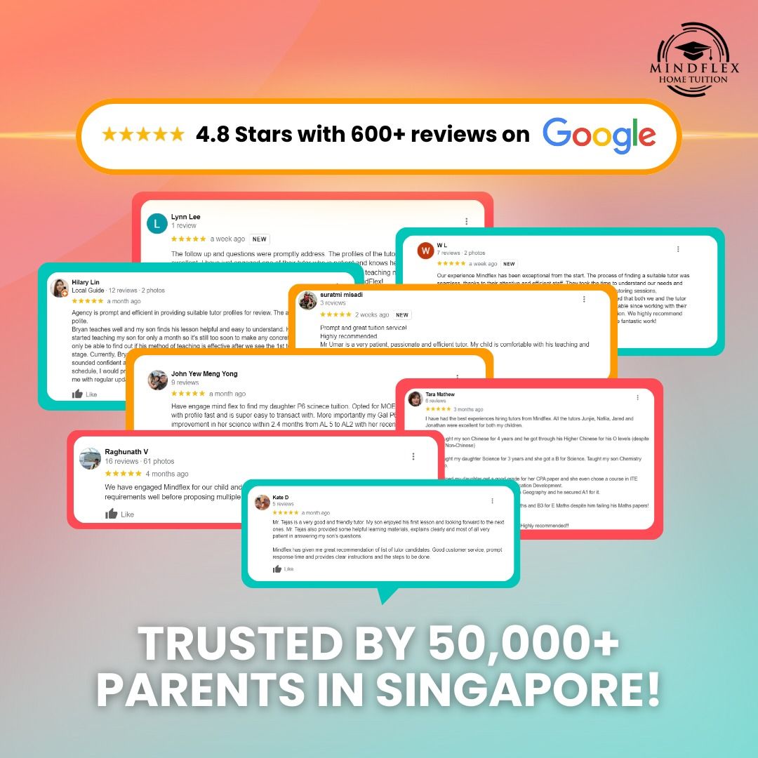 Find A 1-To-1 JC Home Tutor in 6 Hours! PSLE O N A Level IB IGCSE AP ...