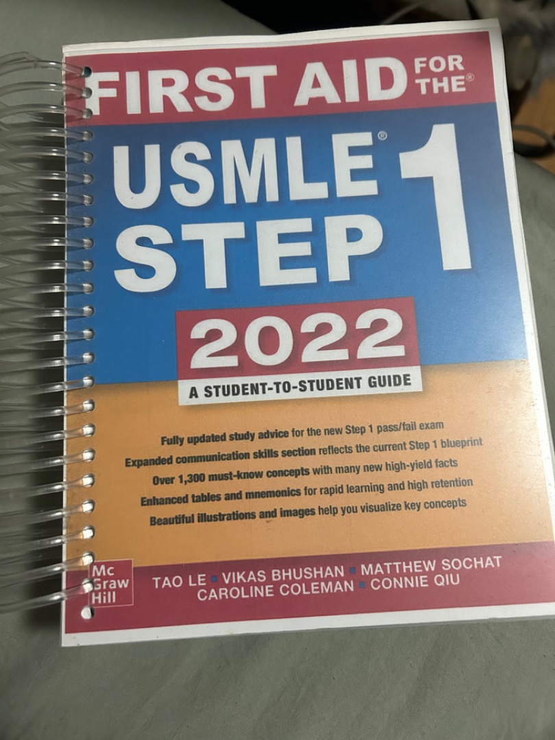 First Aid USMLE Step 1 (2022): A Student-to-student guide, Hobbies ...