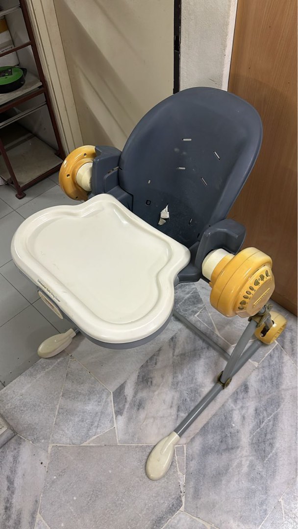 Fisher Price High Chair Swing Hair Chair with Dishwasher Safe Tray ...