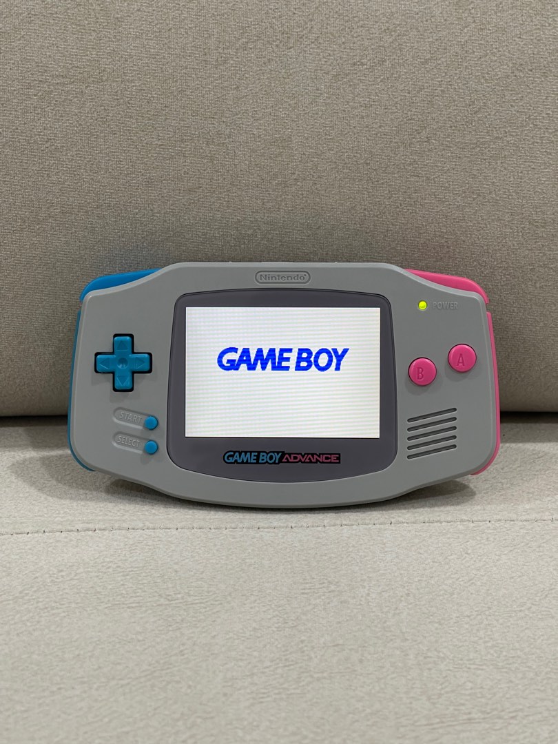 Game Boy Advance with Backlight IPS Modded, Video Gaming, Video Game ...