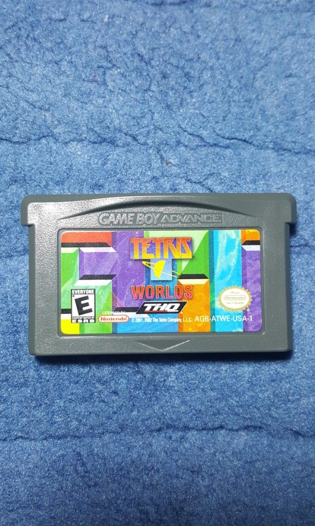 GBA Tetris Worlds with 1 free case., Video Gaming, Video Games ...