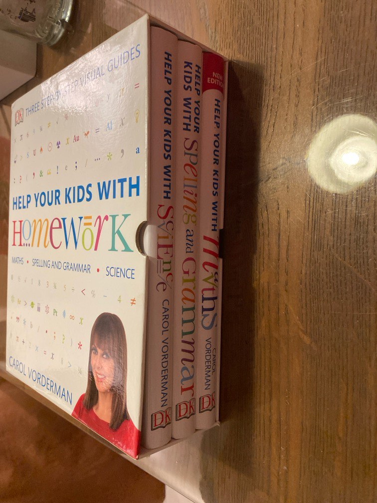 Help Your Kids With Homework Set Maths Spelling And Grammar Science ...
