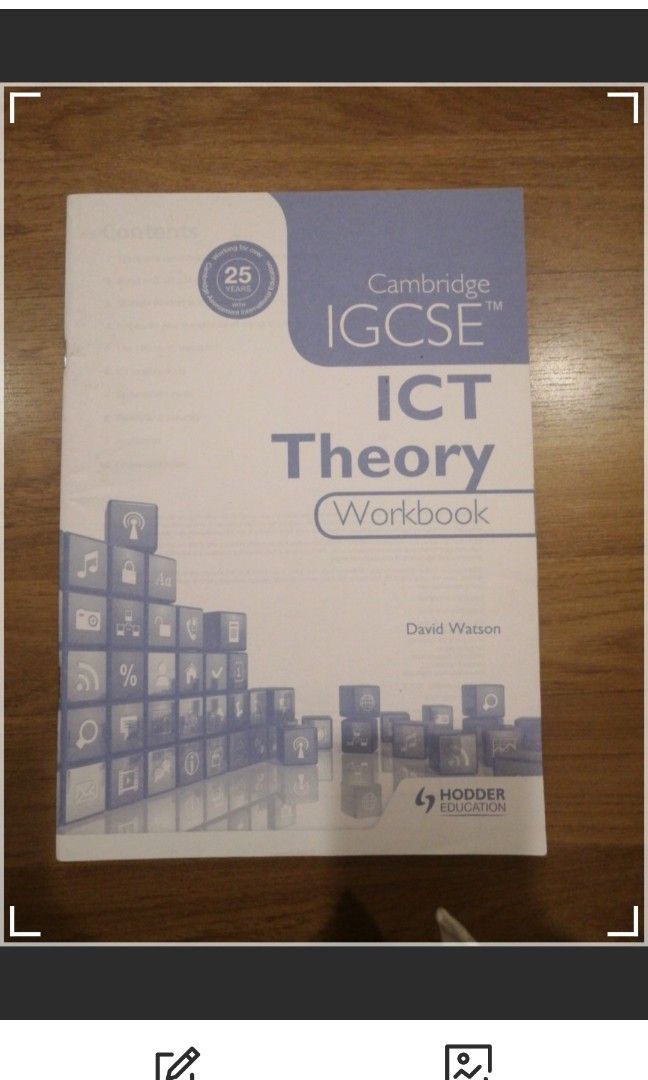 IGCSE ICT Theory Workbook, Hobbies & Toys, Books & Magazines ...