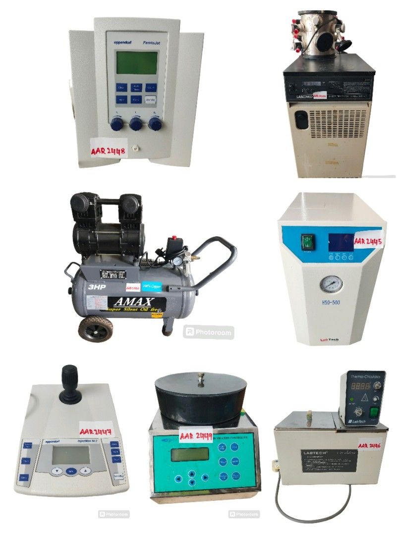 Labconco Freeze Dry System Labtech Amax Super Silent Oil Free3HP Air Compressor From $180 each ...