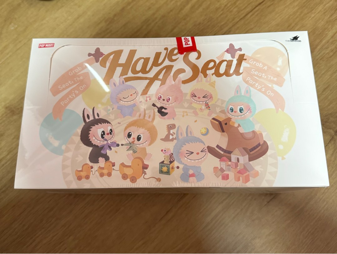 Labubu Have a Seat Vinyl Plush Blind Box Sealed Full set, Hobbies ...