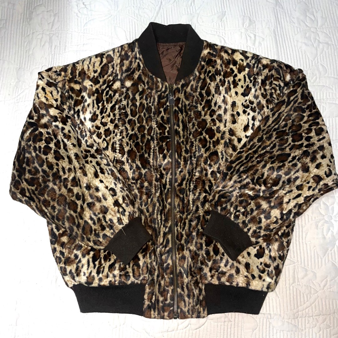 leopard bomber jacket, Men's Fashion, Coats, Jackets and Outerwear on ...