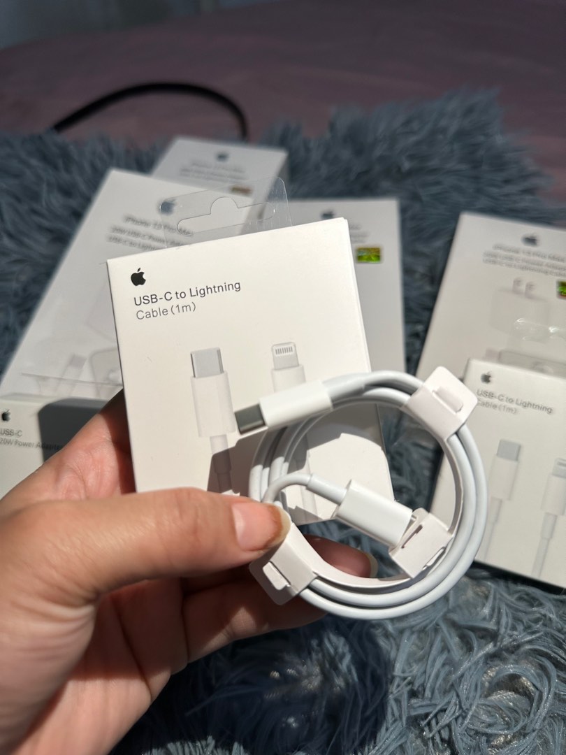 Lightning Cable Only 1meter, Mobile Phones & Gadgets, Mobile & Gadget ...
