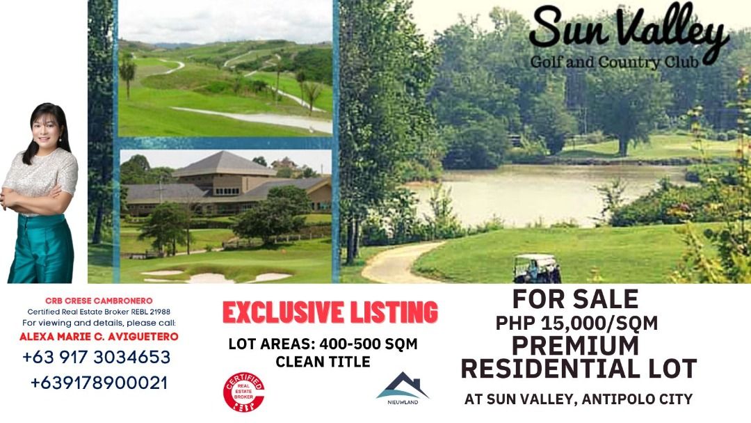 LOT FOR SALE AT SUN VALLEY ESTATE ANTIPOLO CITY RIZAL, Property, For ...